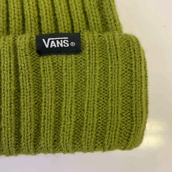Vans | Accessories | Vans Mn Vams Shallow Cap Beanie Hat Green Winter ...